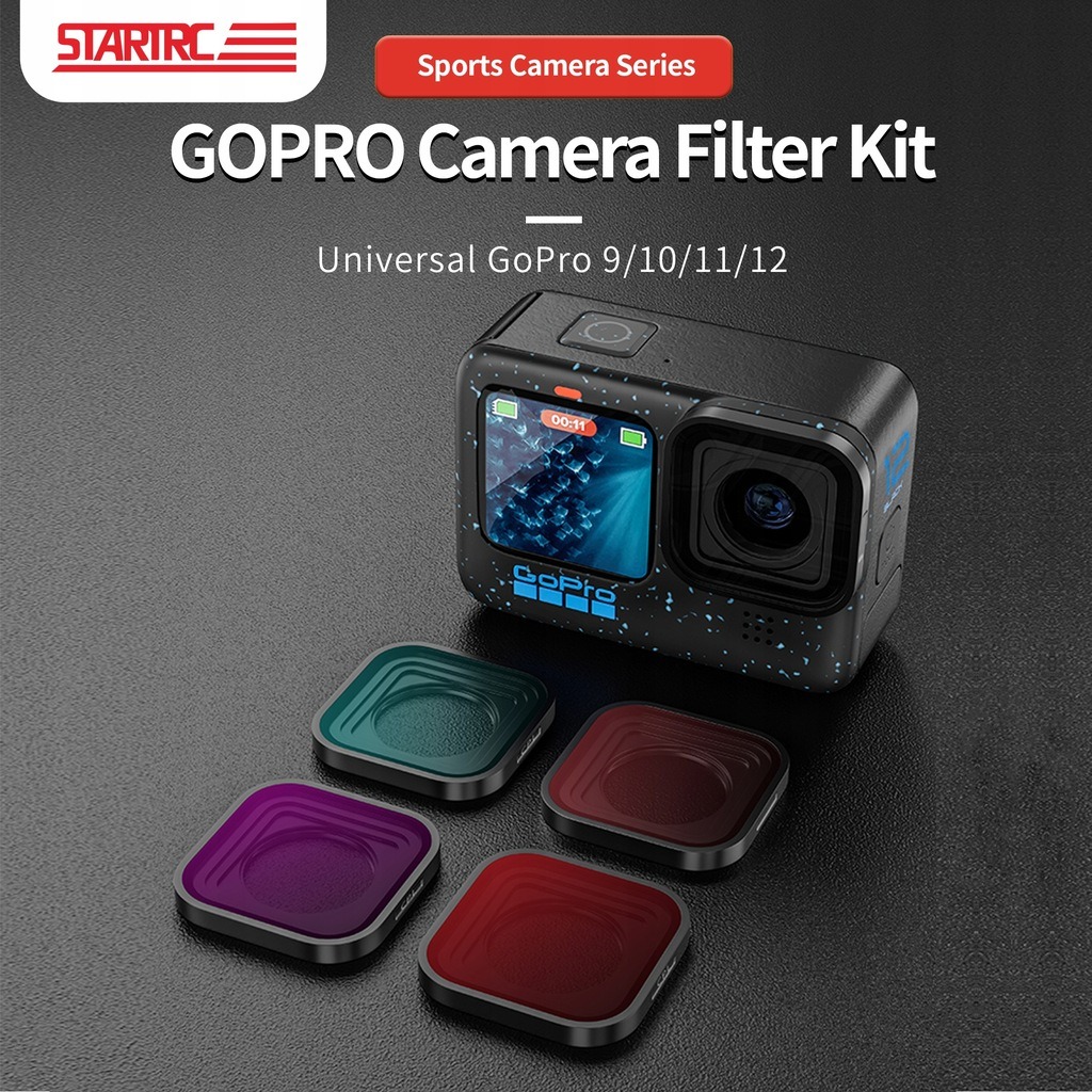 STARTRC 4-pack ND Filter Set for Gopro 13 (Screw On) - KiwiQuads